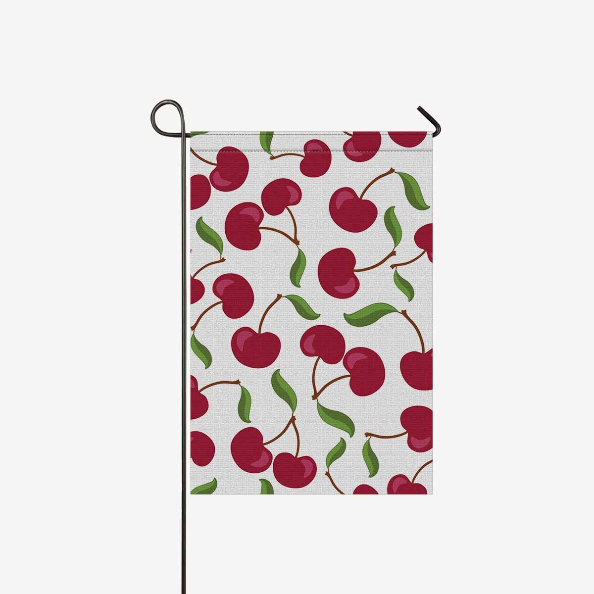 MKHERT Cherry Pattern Garden Flag Banner Decorative Flag for Wedding ...