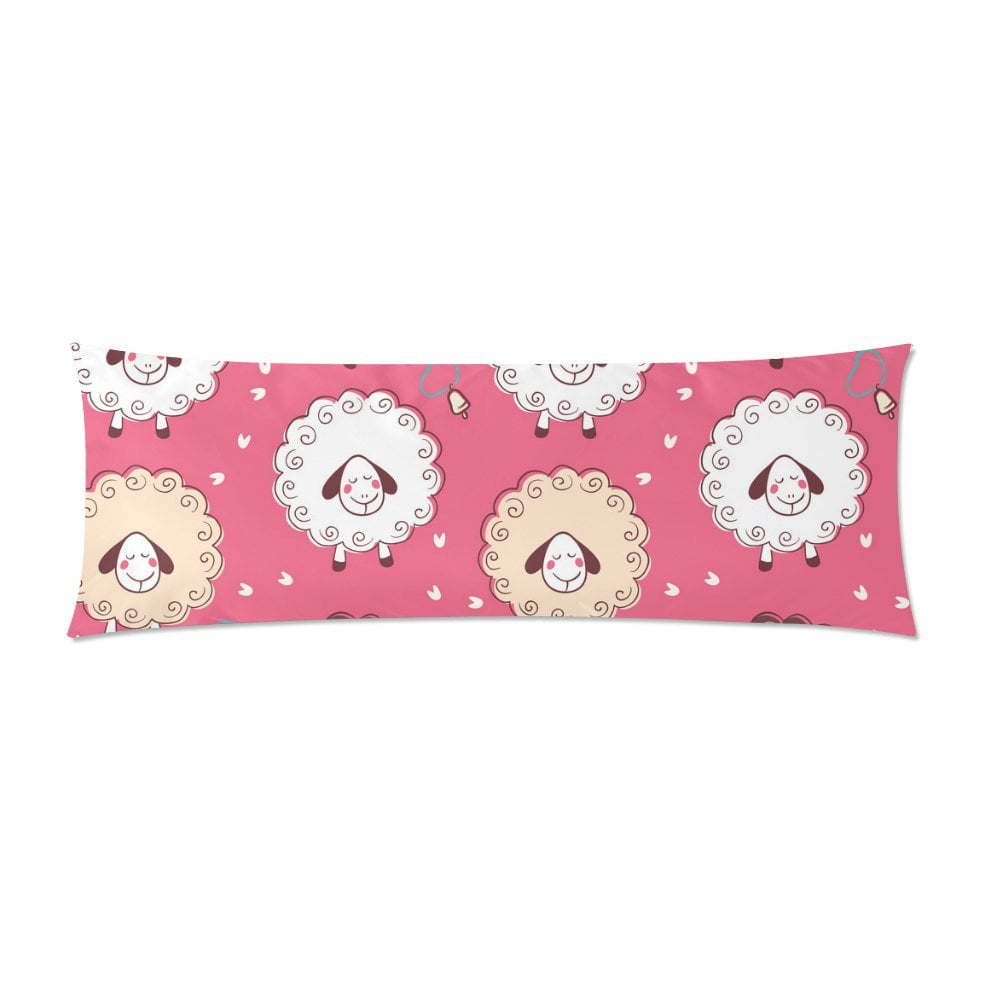 MKHERT Colored Sheep Body Pillowcase Pillow Protector Cushion Cover ...