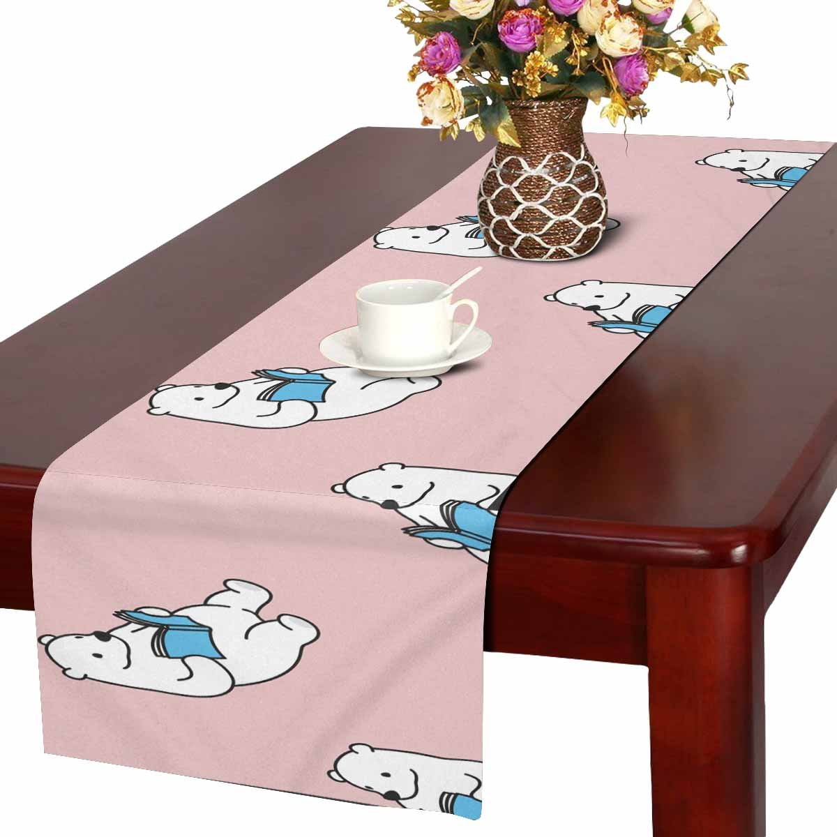 MKHERT Cute Polar Bear Table Runner For Wedding Party Decoration ...