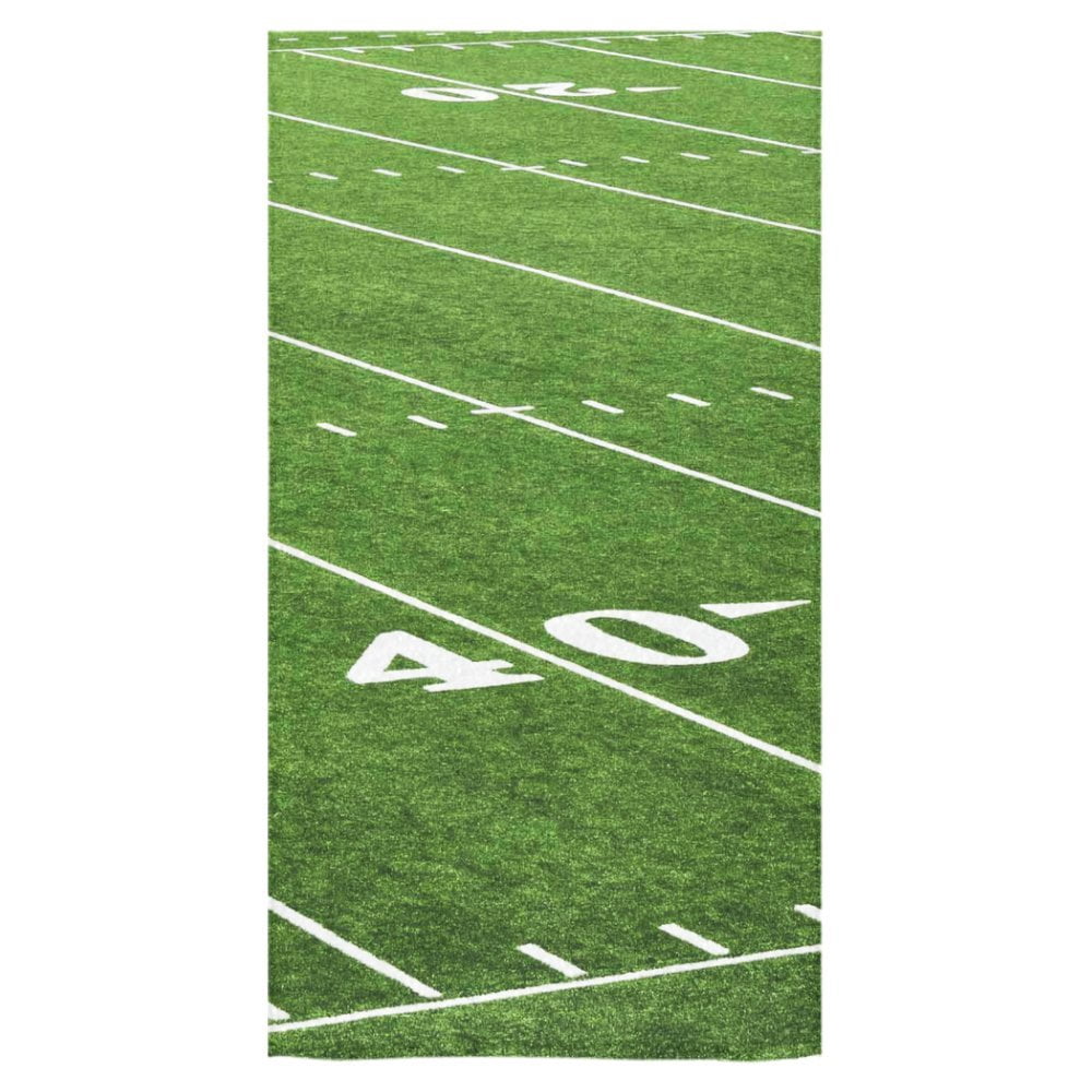 MKHERT Football Field Bath Towel Shower Towel Wash Cloth Face Towels ...