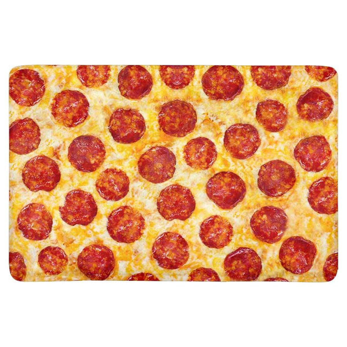 MKHERT Funny Cheese Pepperoni Pizza Doormat Rug Home Decor Floor Mat ...