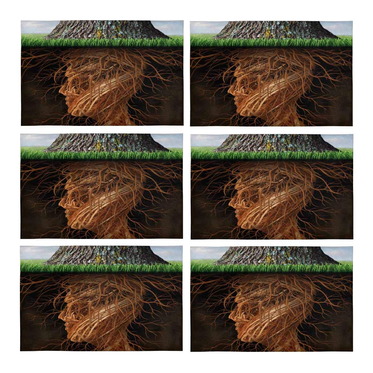 MKHERT Funny Taking Roots As Underground Tree Roots Shaped Like A Human ...