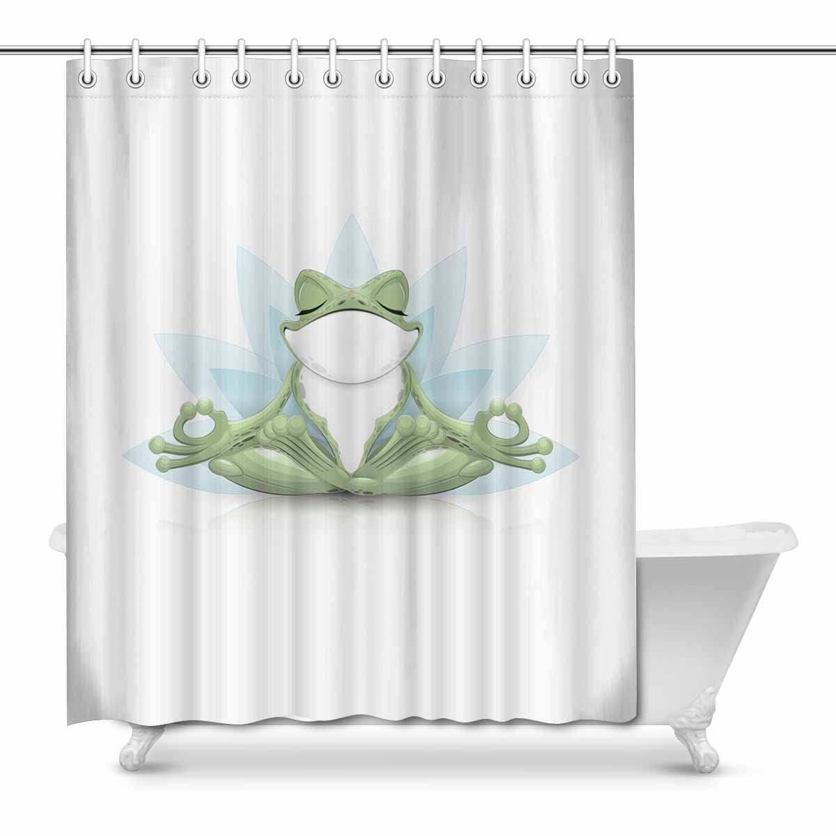 MKHERT Funny Tree Frog Meditation Yoga Frog in Lotus Pose Home Decor ...