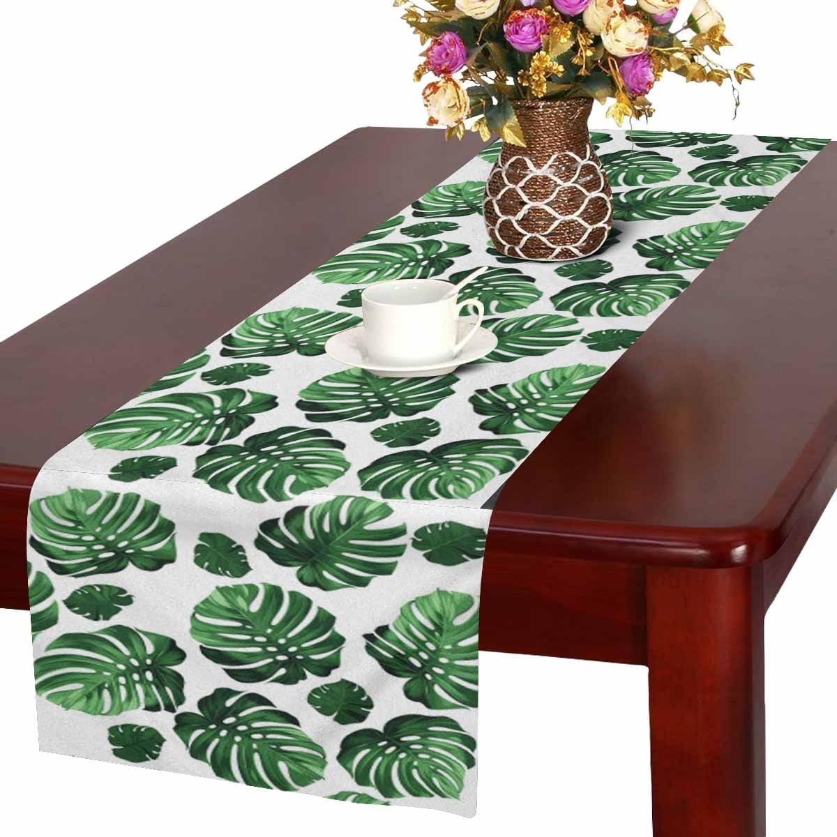 MKHERT Green Tropical Palm Monstera Leaves Hawaiian Jungle Beach Theme ...