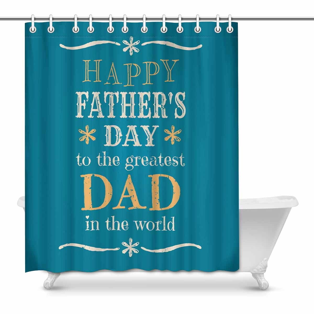 MKHERT Happy Father's Day to The Greatest Dad in The World House Decor ...
