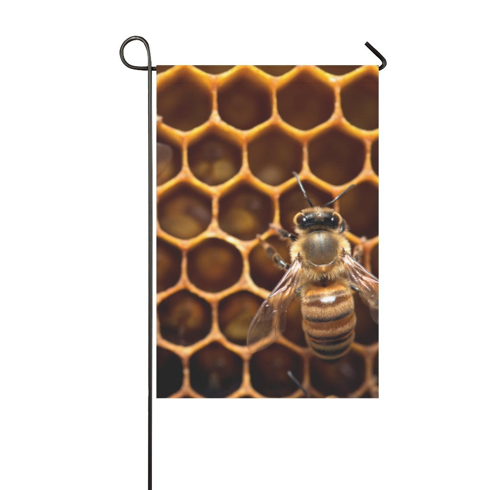 MKHERT Honey Bee Garden Flag Outdoor Flag 12x18 inch - Walmart.com
