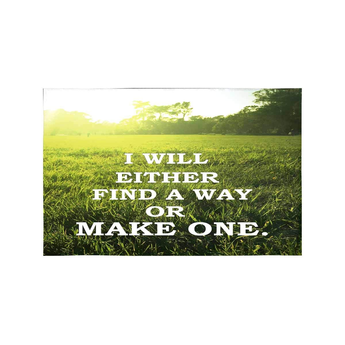 MKHERT Inspirational Quote Motivational Background with Grass Field ...