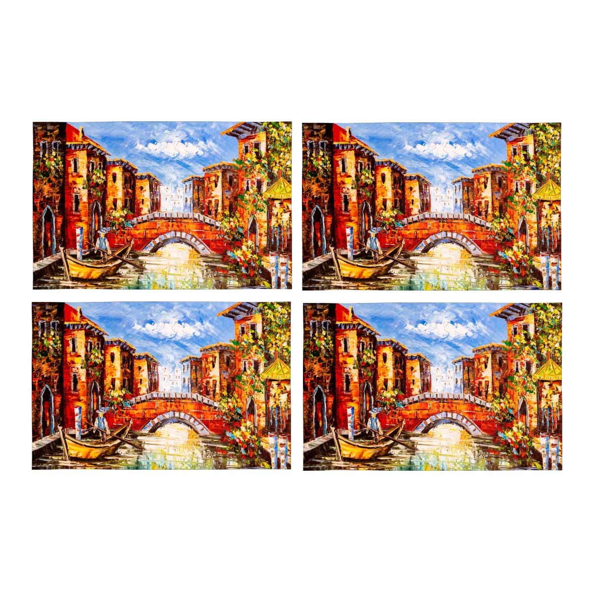 MKHERT Oil Painting - Venice, Italy Placemats Table Mats for Dining ...