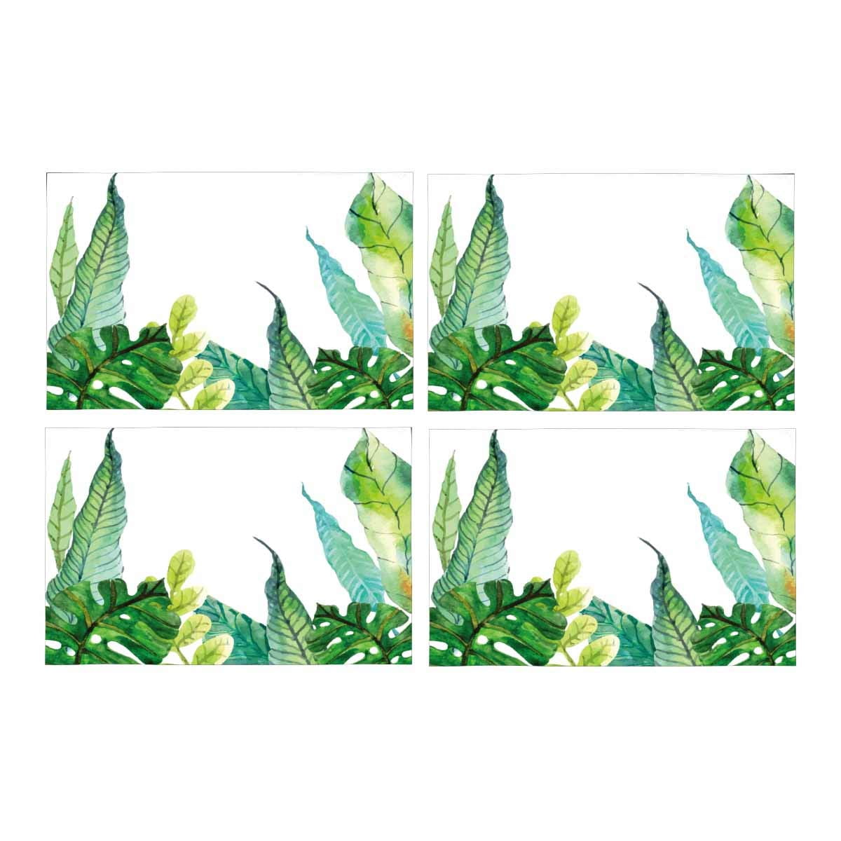 MKHERT Summer Hawaiian Tropical Palm Tree Banana Leaves Monstera ...