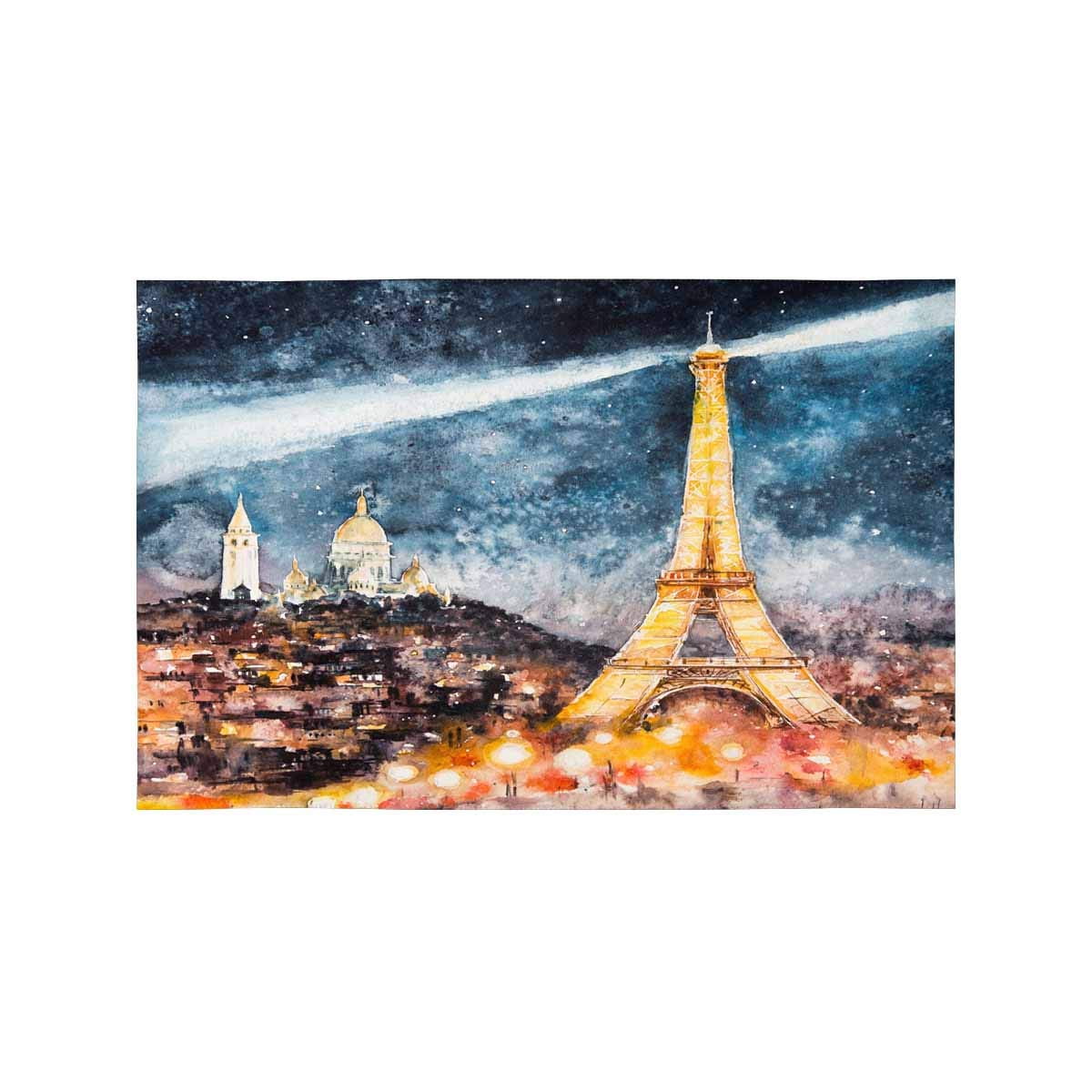 MKHERT Surrealism Paris at Night with Eiffel Tower As Lighthouse ...