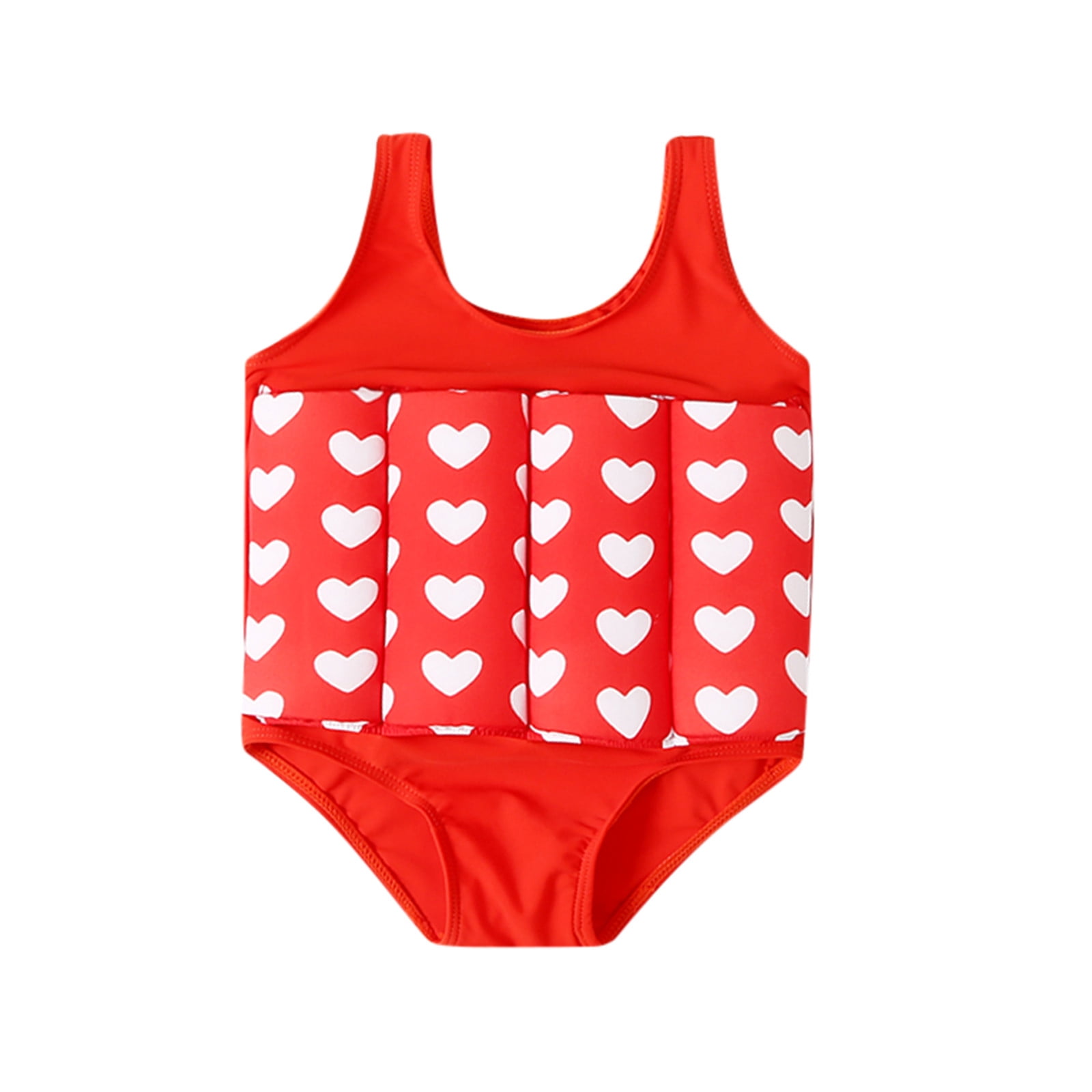 MKHSQHDG Infant Swimsuit Girl with Snaps Baby Float Suit Toddler ...
