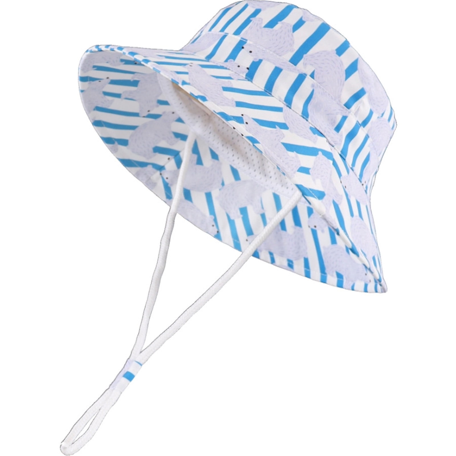 MKHSQHDG Kids Straw Hat with String Baby Girl Boys Floral Cartoon Sun ...