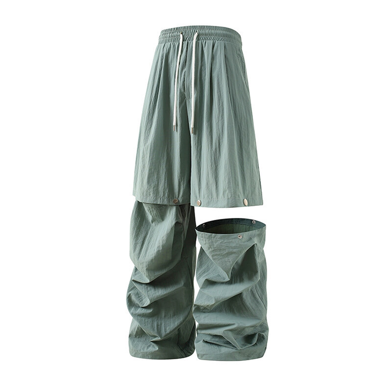 MKHSQHDG Male Pants Men's Stretch Convertible Pants Water Cargo Pants ...