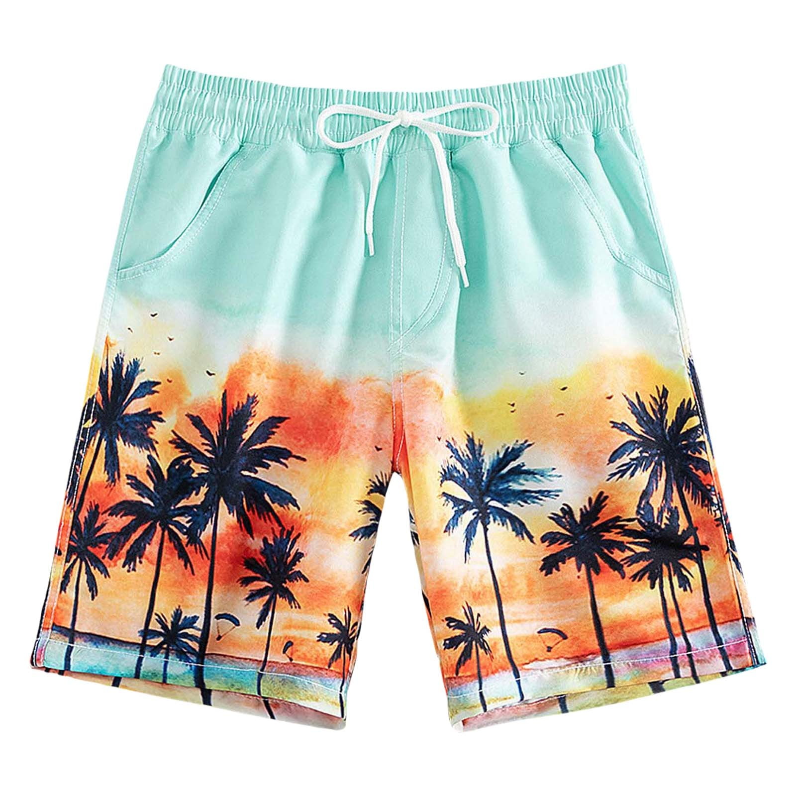 MKHSQHDG Toddler Girl Bathing Suit Summertime Boys Swim Trunks ...