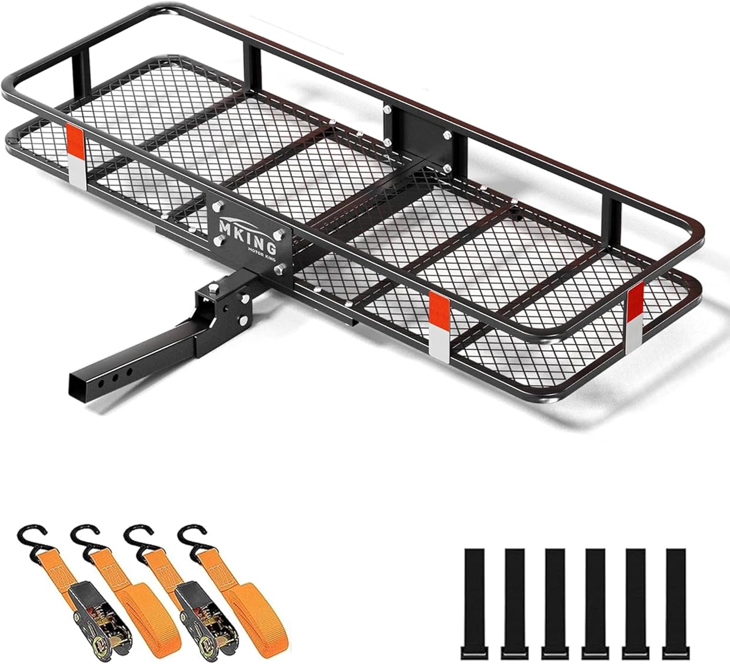 MKING Hitch Cargo Carrier 60" X 20" X 6", 550 Lbs Capacty Folding ...