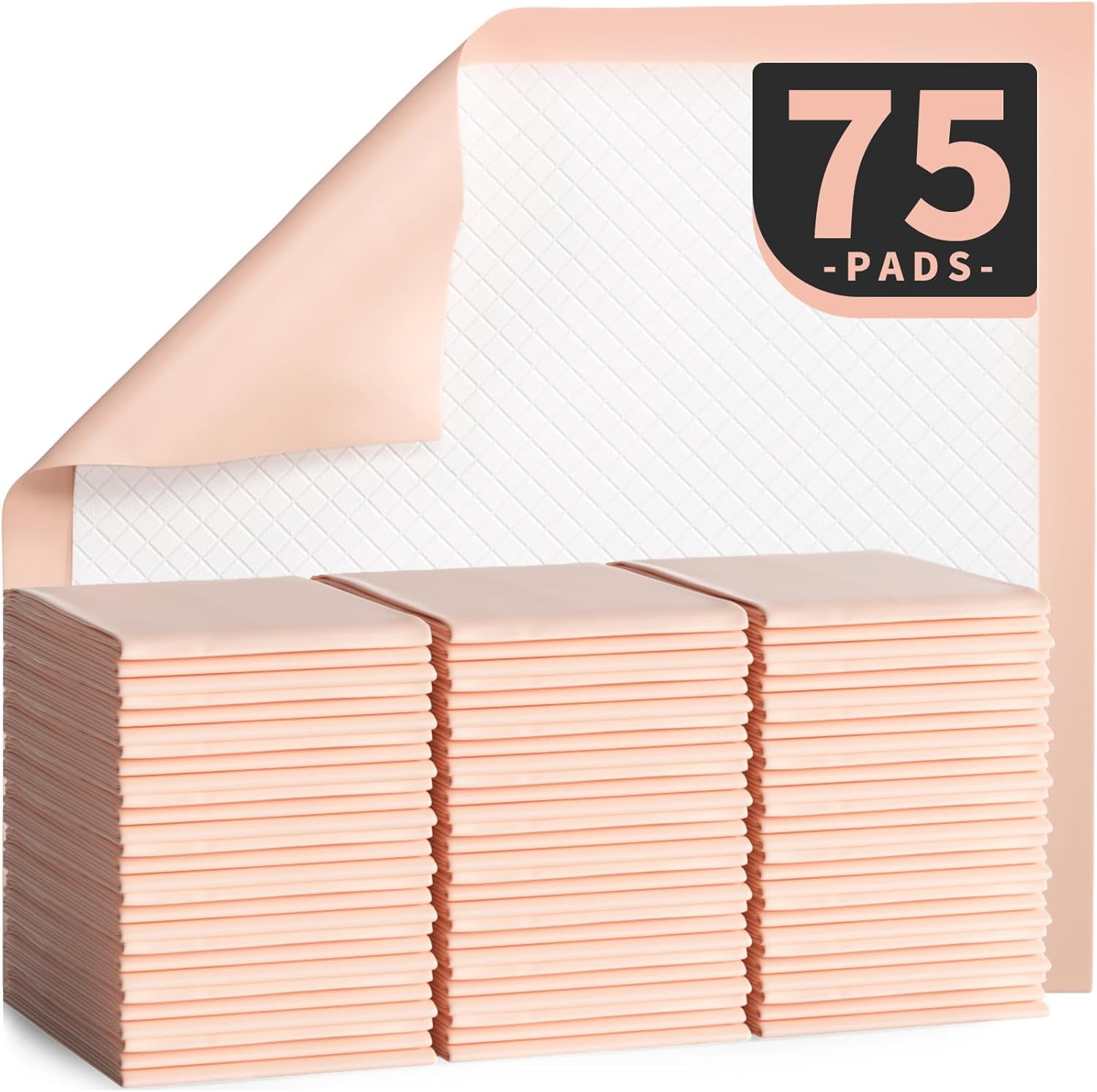 MKISS Bed Pads Disposable [75 Count] Adult Incontinence Underpads 30" x ...