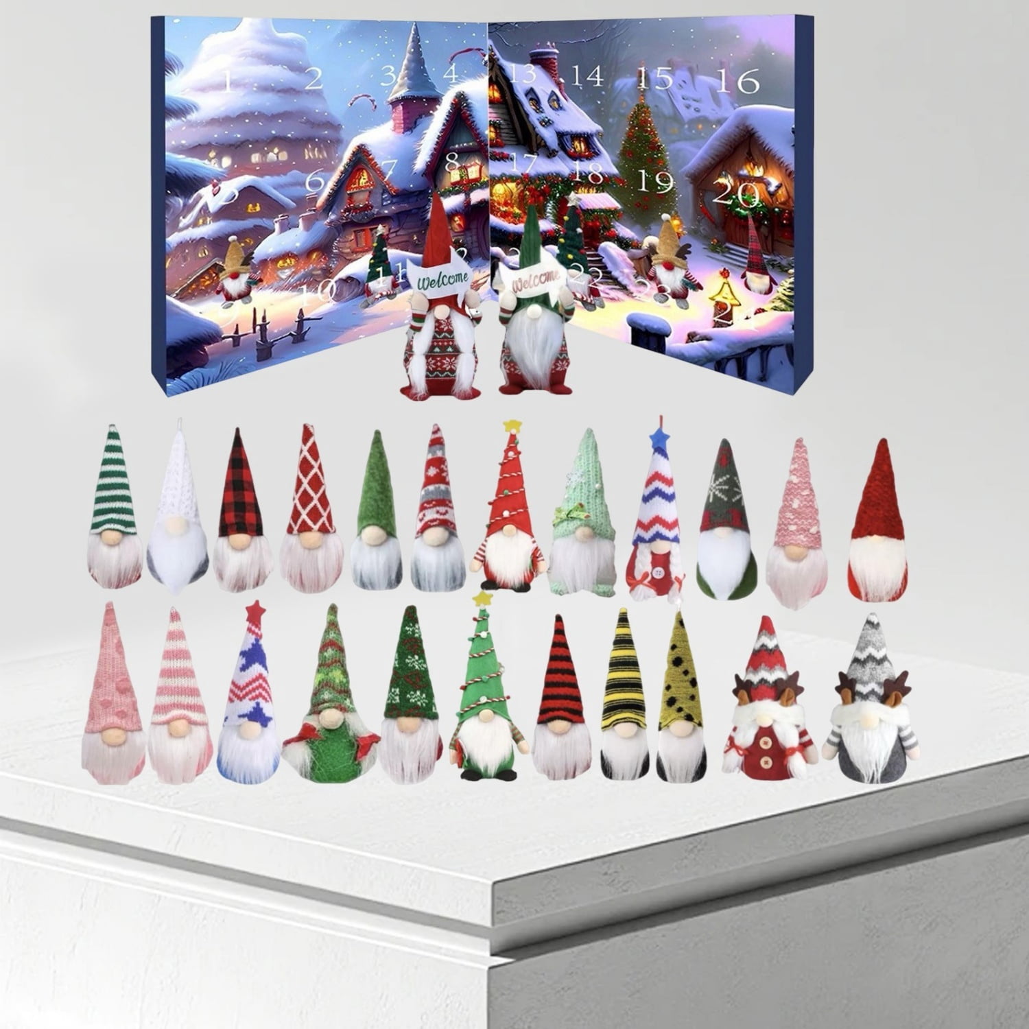 MKKAS Christmas Gnome Advent Calendar 2025, 24 Days Countdown to ...