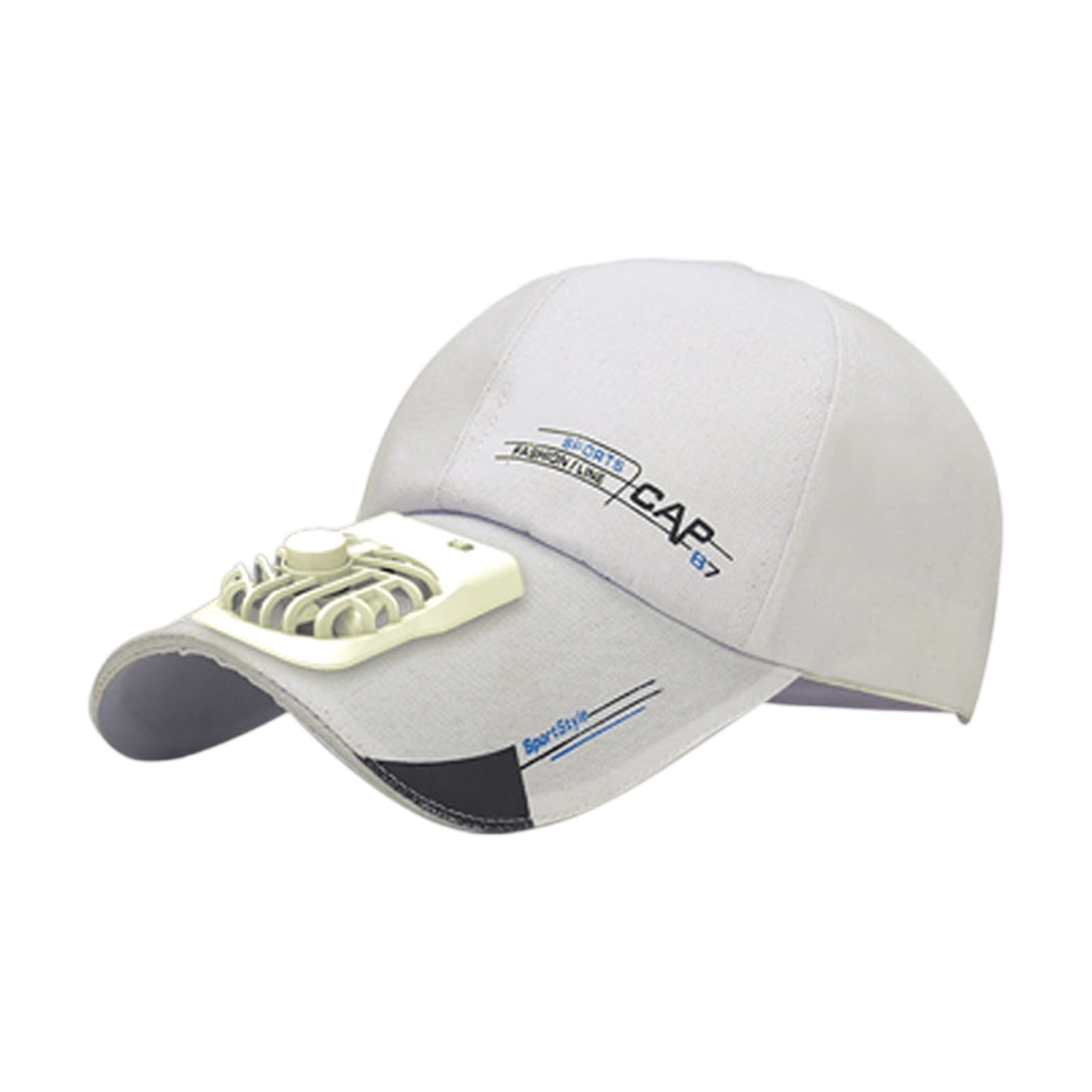 MKKAS High Power Solar Baseball Cap with Fan for Men Women 2 Fans ...
