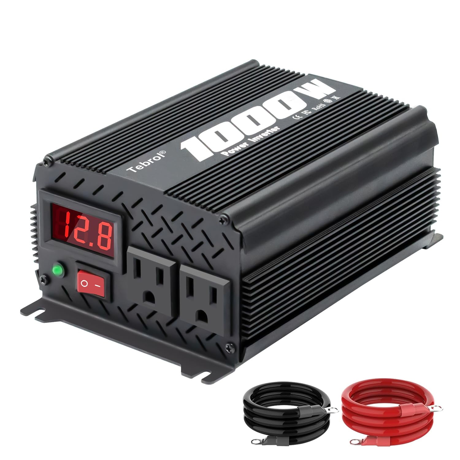 MKLIHFD 1000 watt Inverter Modified Wave 12V to 110V/120V DC to AC ...