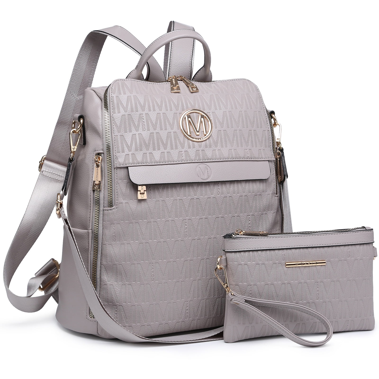 MKP COLLECTION Women Fashion Backpack Purse PU Leather Convertible ...