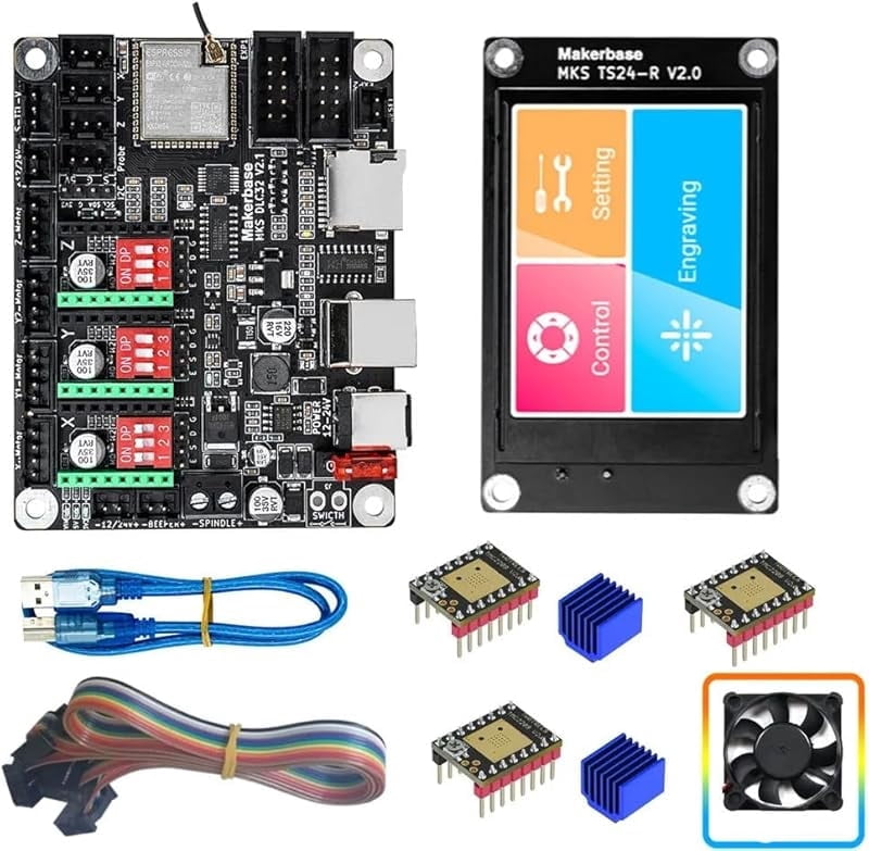 MKS DLC32 v2 32bits GRBL Offline WiFi Controller TS35-R LCD Display ...