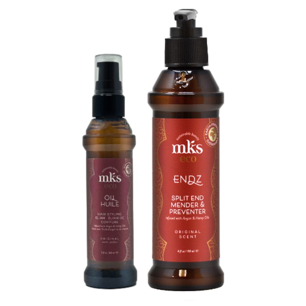MKS Eco (Marrakesh) Original Oil Hair Styling Elixir 2oz + Endz Split ...
