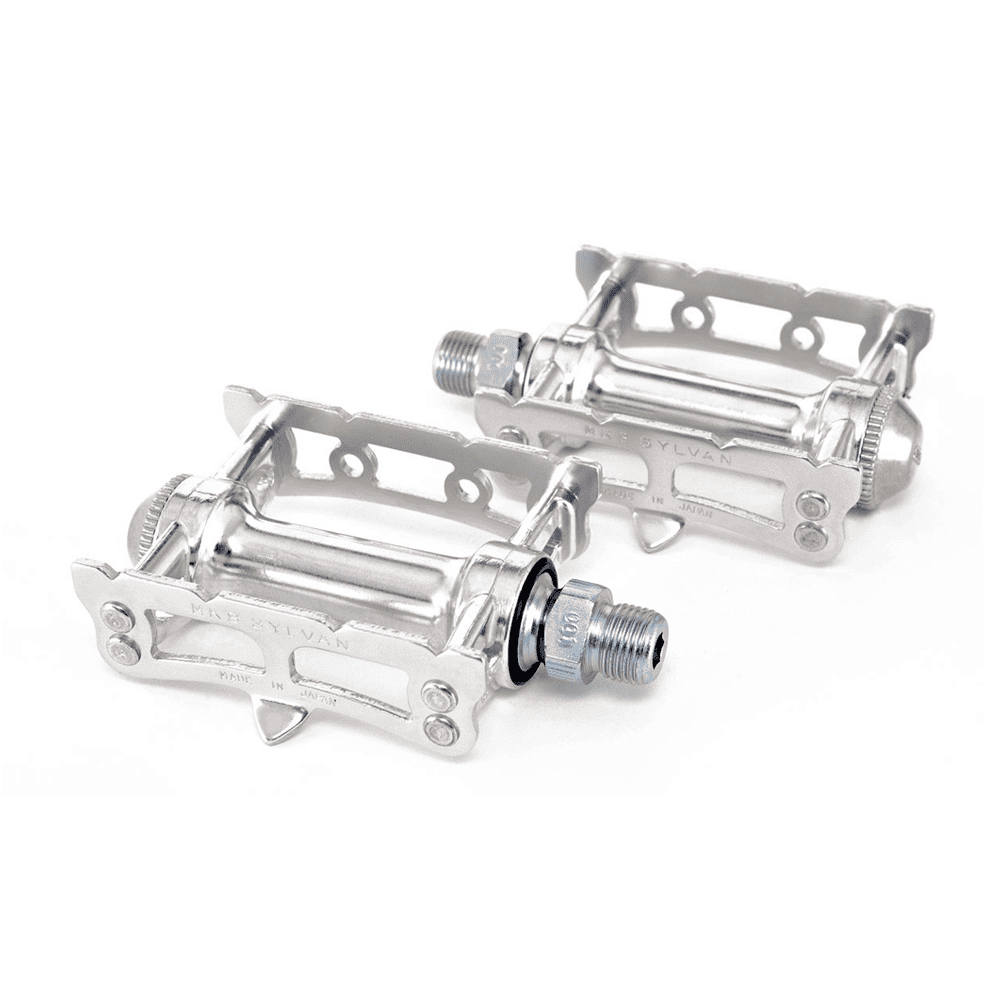 MKS Sylvan Track Cage Platform Pedals 9/16" Chromoly Axle Aluminum Body ...