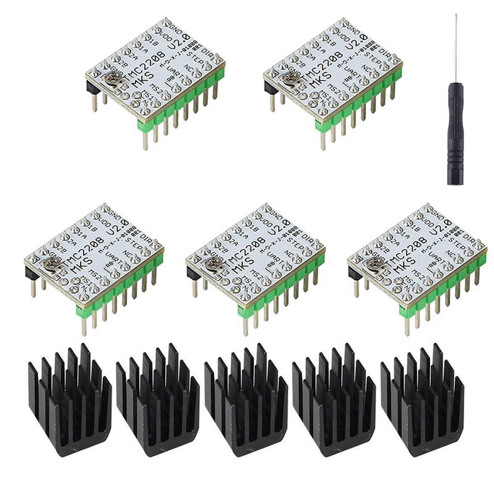 MKS TMC2208 V2.0 Driver Ultra-Quiet/Low Heat (5Pcs) - Walmart.com