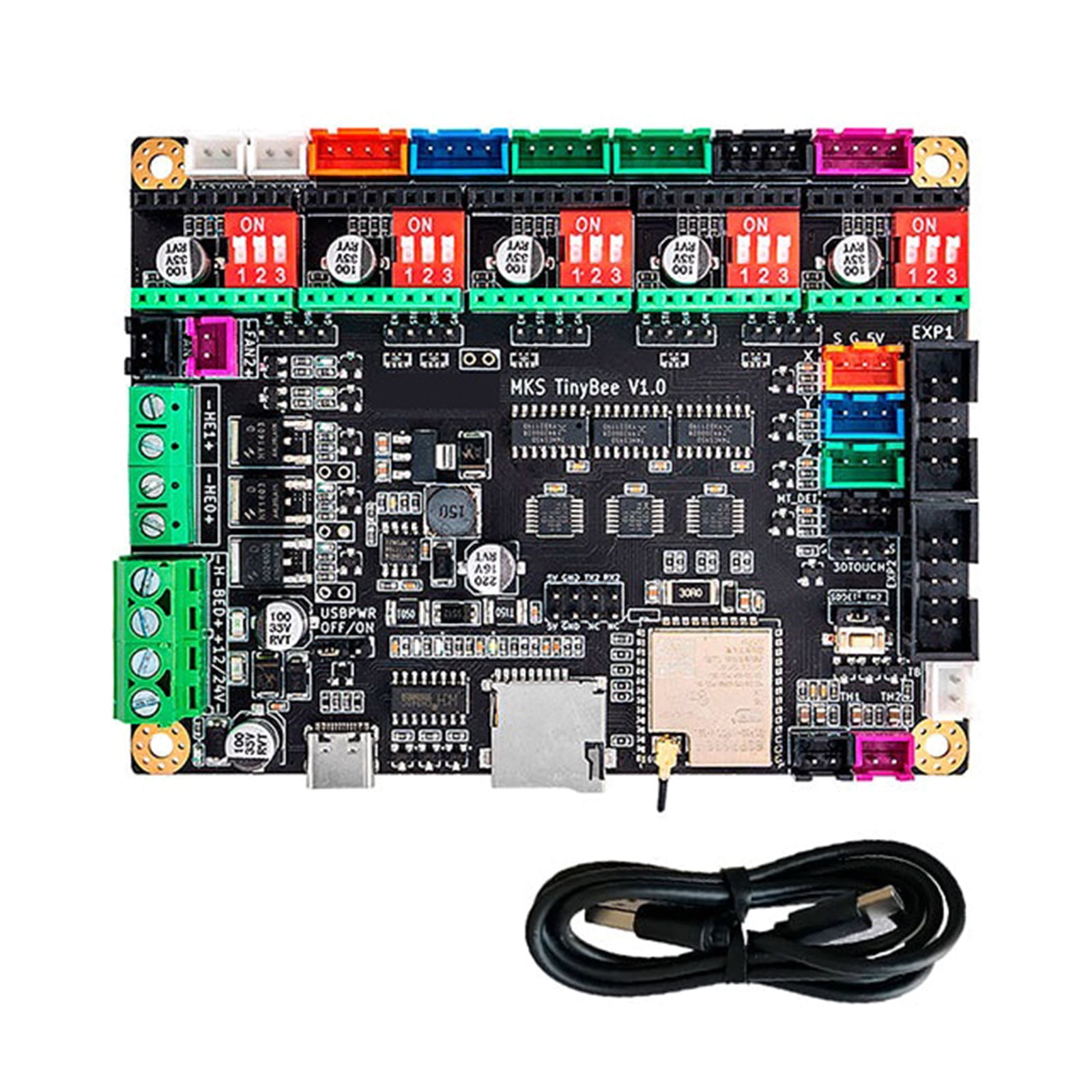 MKS TinyBee Motherboard Controller Mainboard Support Dual Core 32bits ...