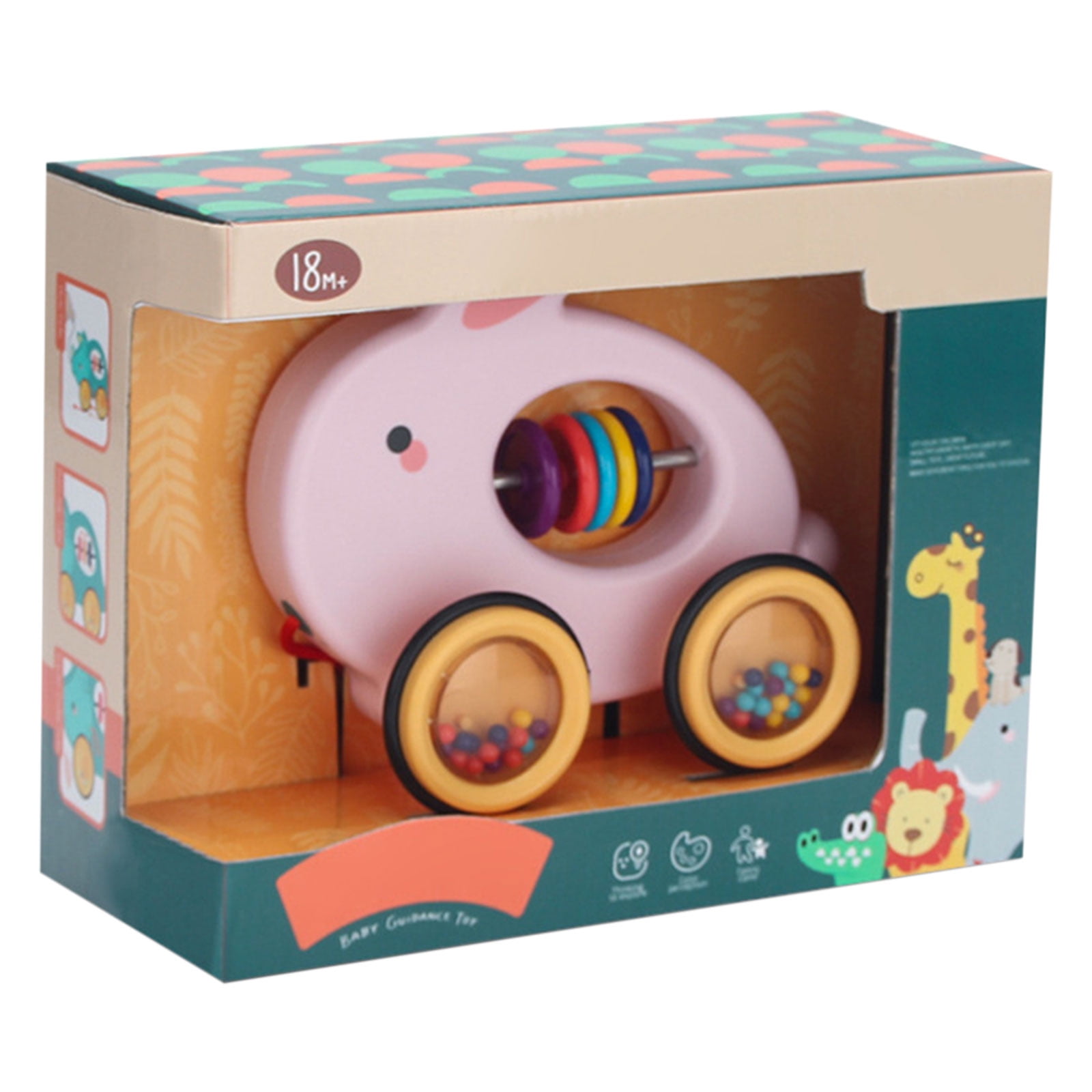 MKSJFdge Baby Pretend Play Cartoon Drag Animal Traction Vehicle Other ...