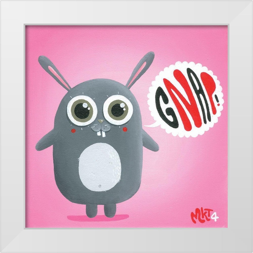 MKT4 12x12 White Modern Wood Framed Museum Art Print Titled - Gnap ...