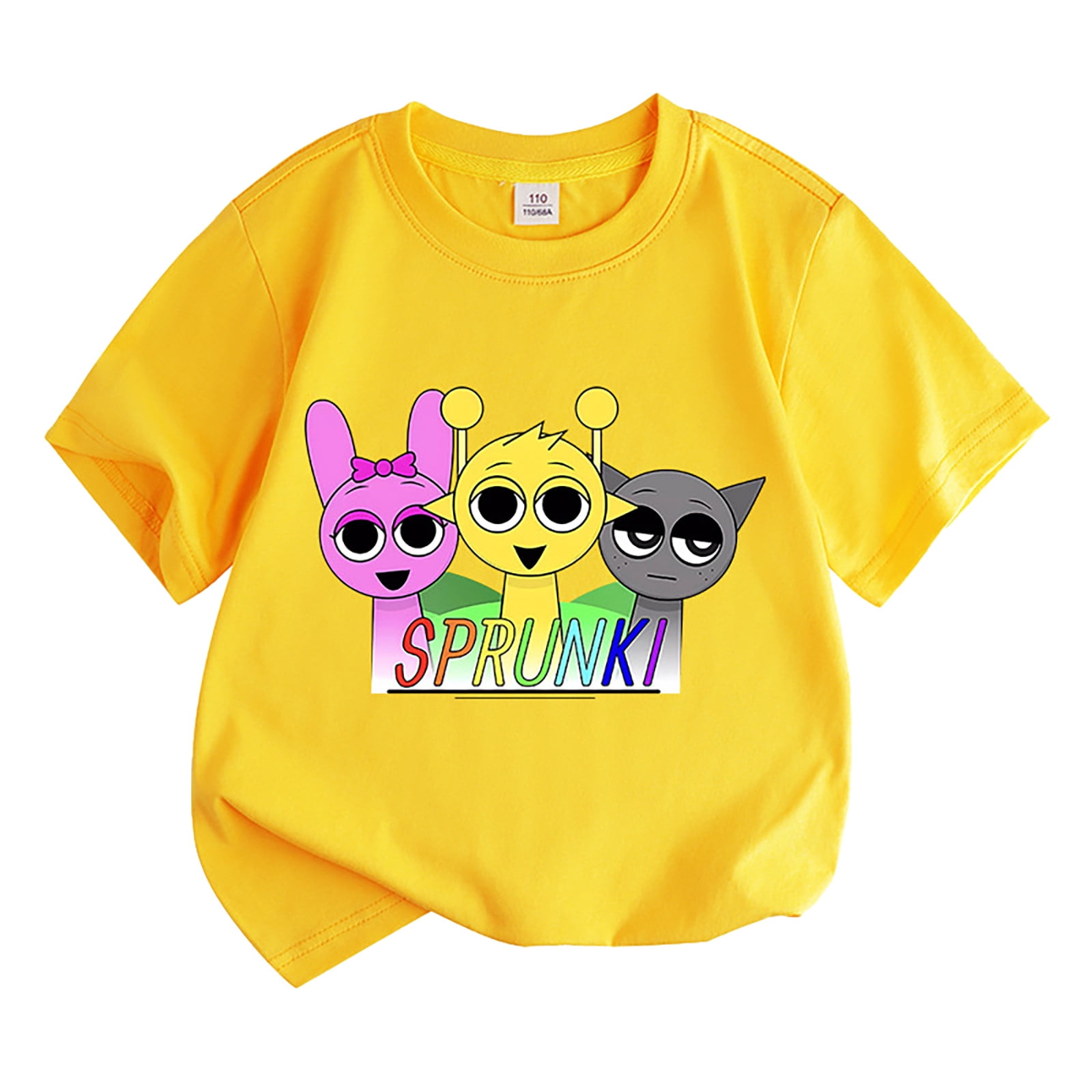 MKndvns Boys T-Shirts Sprunki Tee Tops Kids Sprunki Shirt For Fans Boys ...