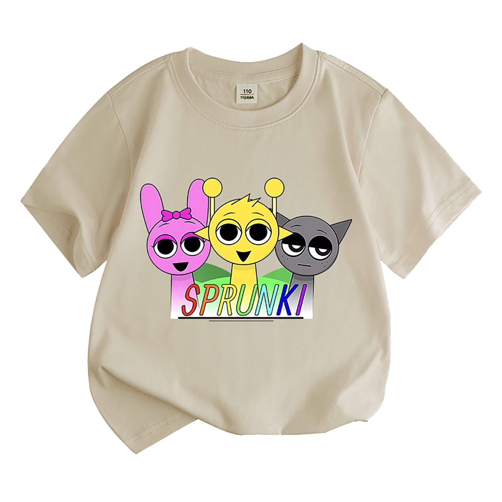 MKndvns Boys T-Shirts Sprunki Tee Tops Kids Sprunki Shirt For Fans Boys ...