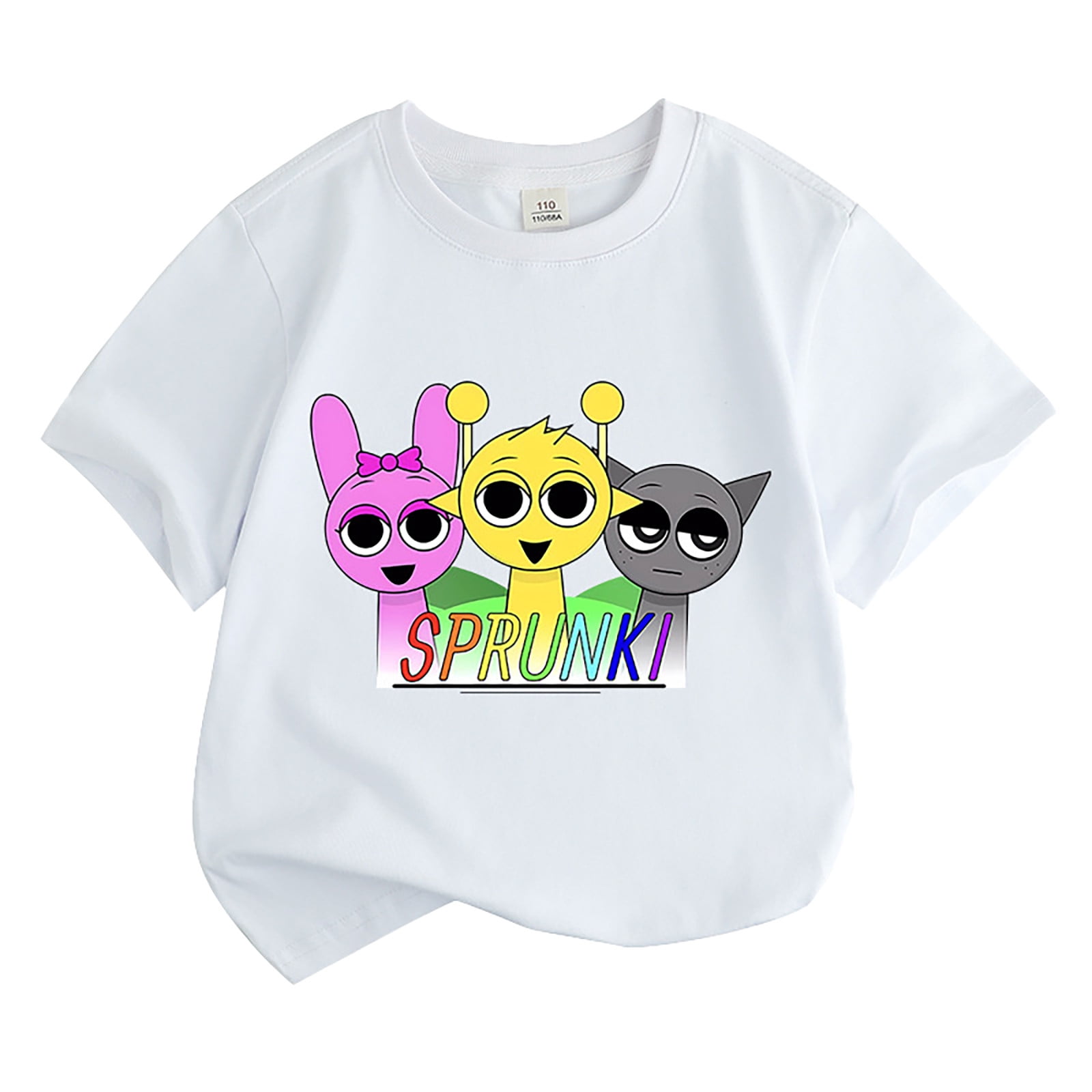 MKndvns Boys T-Shirts Sprunki Tee Tops Kids Sprunki Shirt For Fans Boys ...