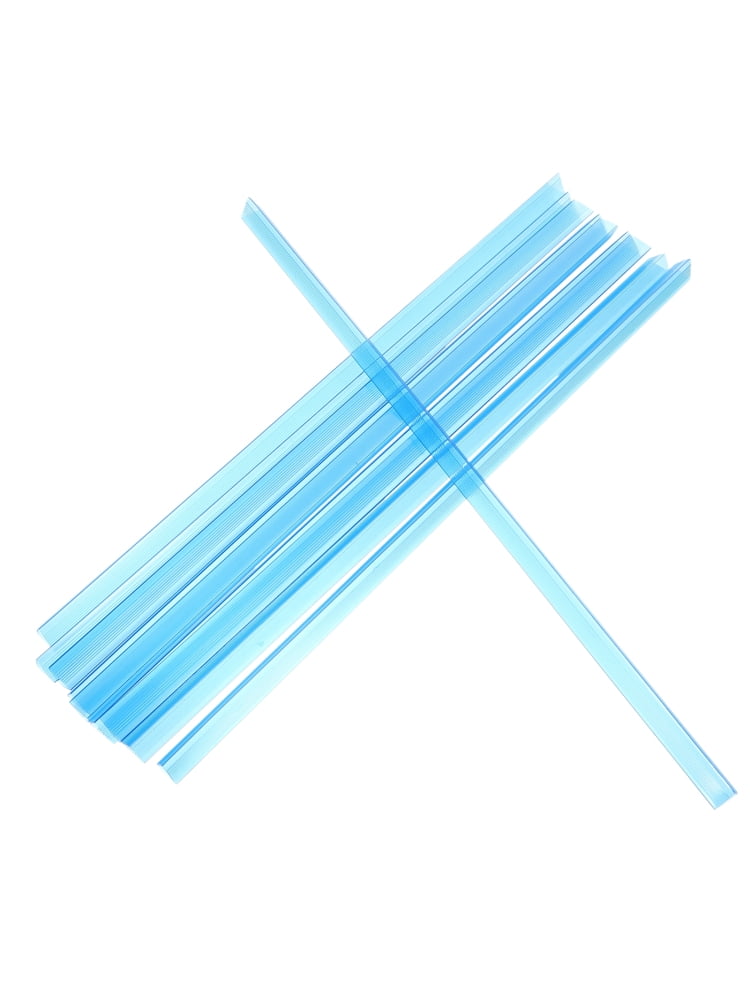 ML 10 Pcs File Folder Pull-out Rod Clip Report Covers Sliding Plastic ...