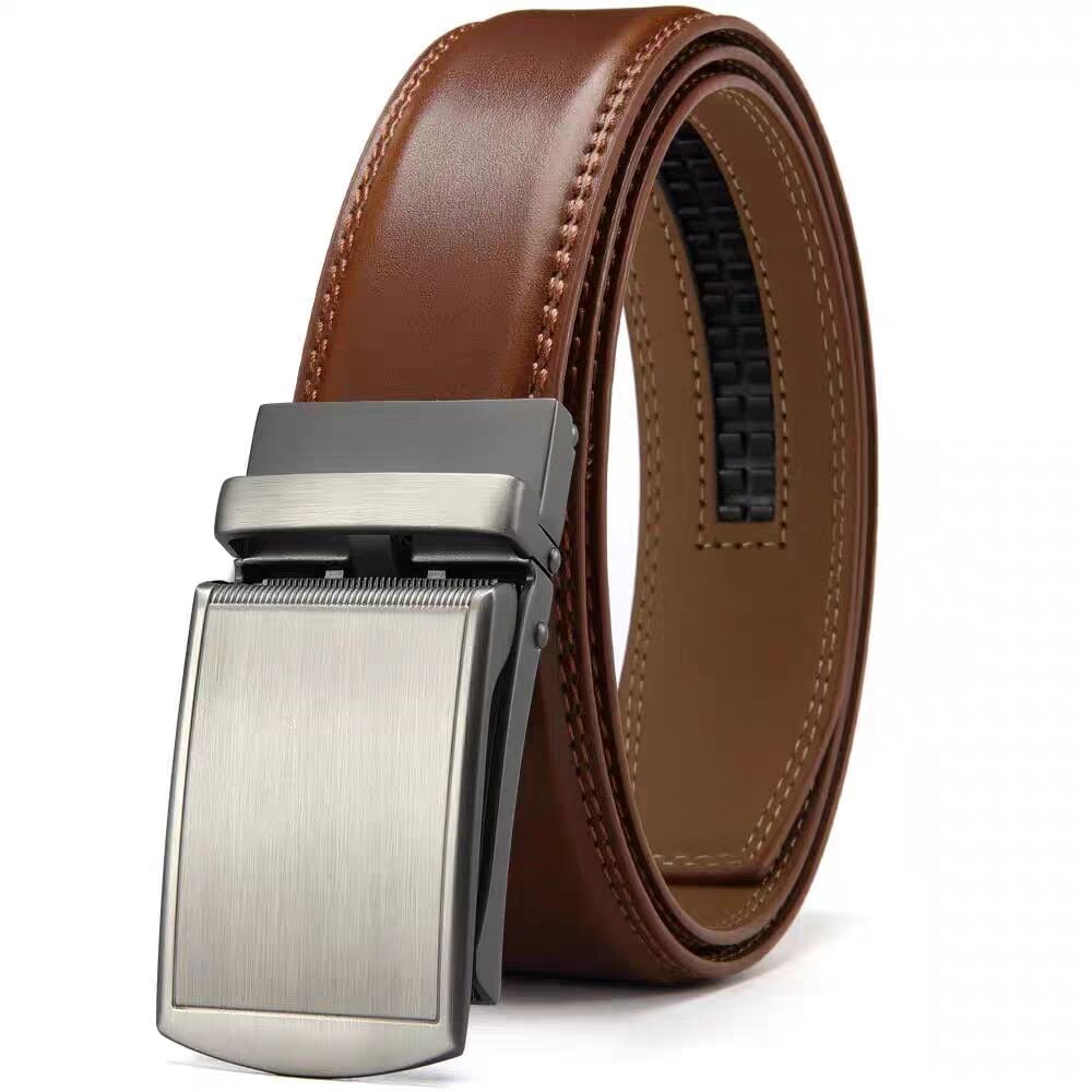 ML 3.5cm Width HIgh Quality Second Layer Cow Leather Belt For Men ...