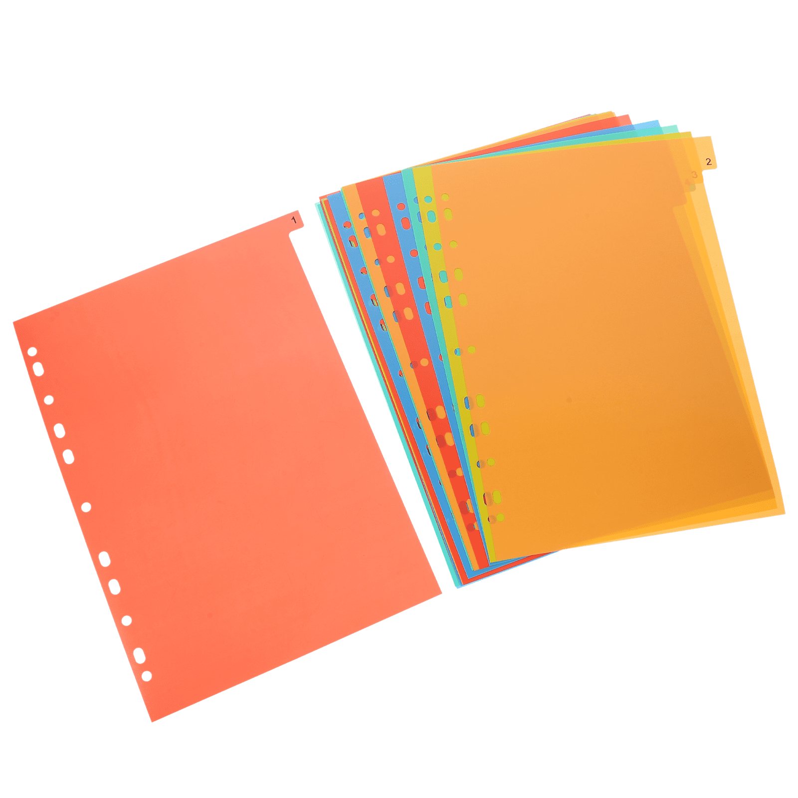 ML 31 Sheets Page Dividers Tabs for Binders Folder with Parts Organizer ...