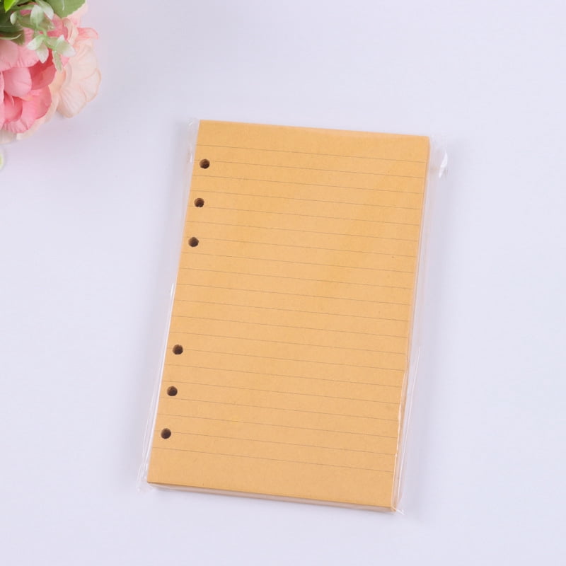 ML 40 Sheets Kawaii A5 A6 Kraft Binder Notebook Paper Refill Spiral ...