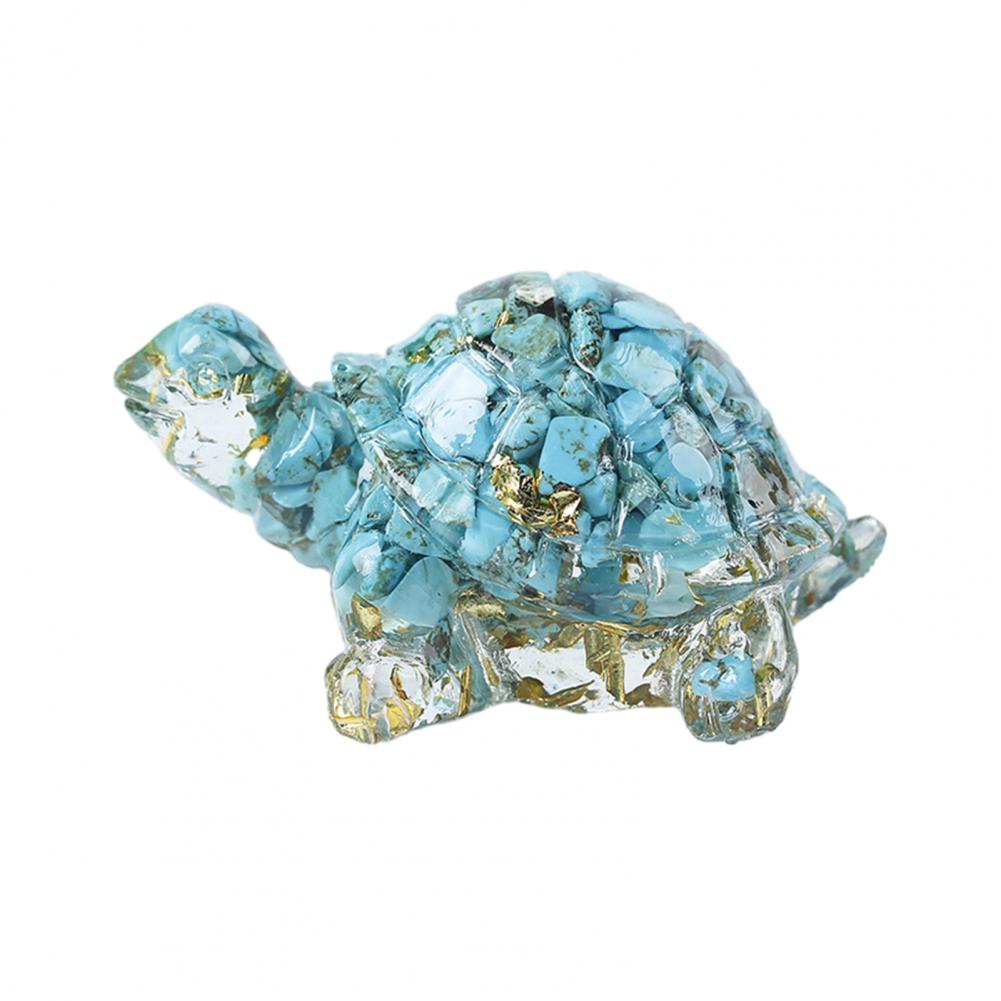 ML 5*3cm Faux Crystal Turtle Figurine Artificial Tortoise Miniature ...