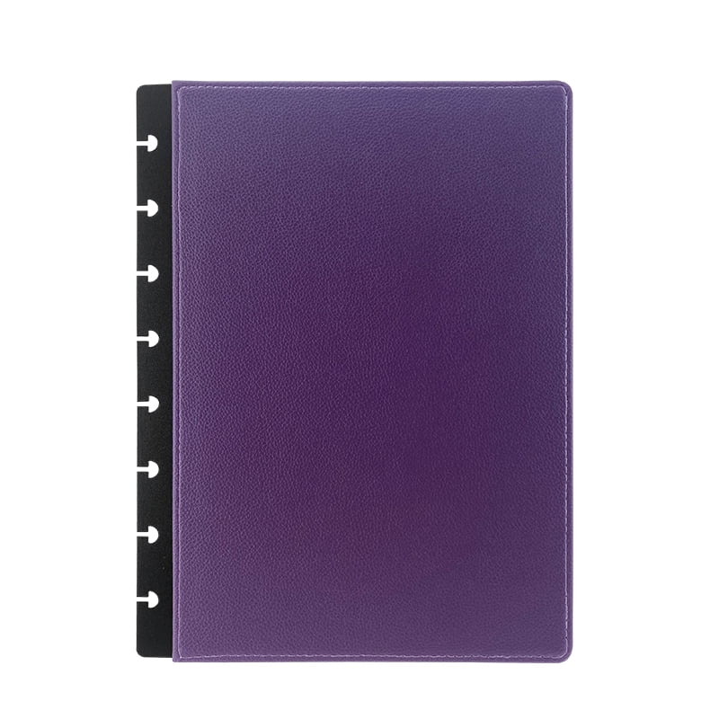 ML A5 Notebook Covers Leather Cover for Disc Ring Binding Notebooks ...