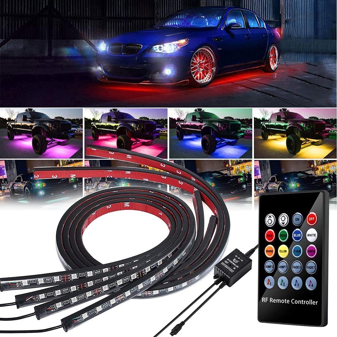 XKGlow Underglow Accent Car LED Light Strips, Multiple Colors - Walmart.com