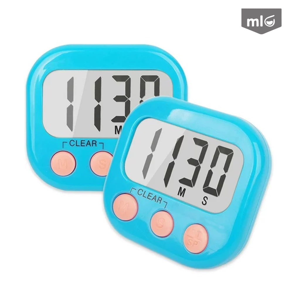 ML Digital Kitchen Timer - Big Digits, Loud Alarm, Magnetic Backing ...