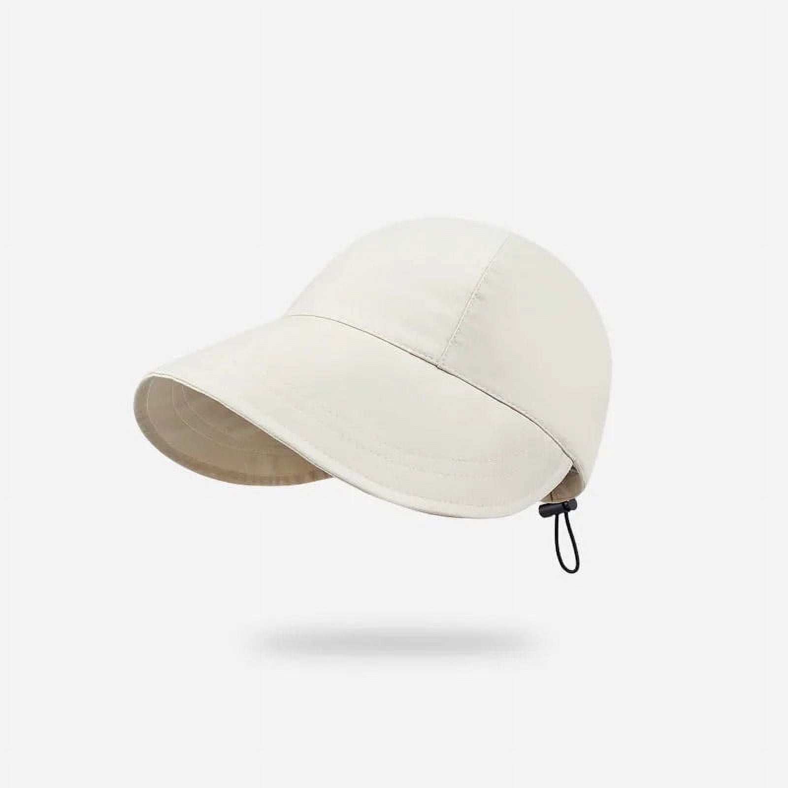 ML Foldable Wide Brim Summer Sunhat Drawstring Adjustable Caps for Men ...