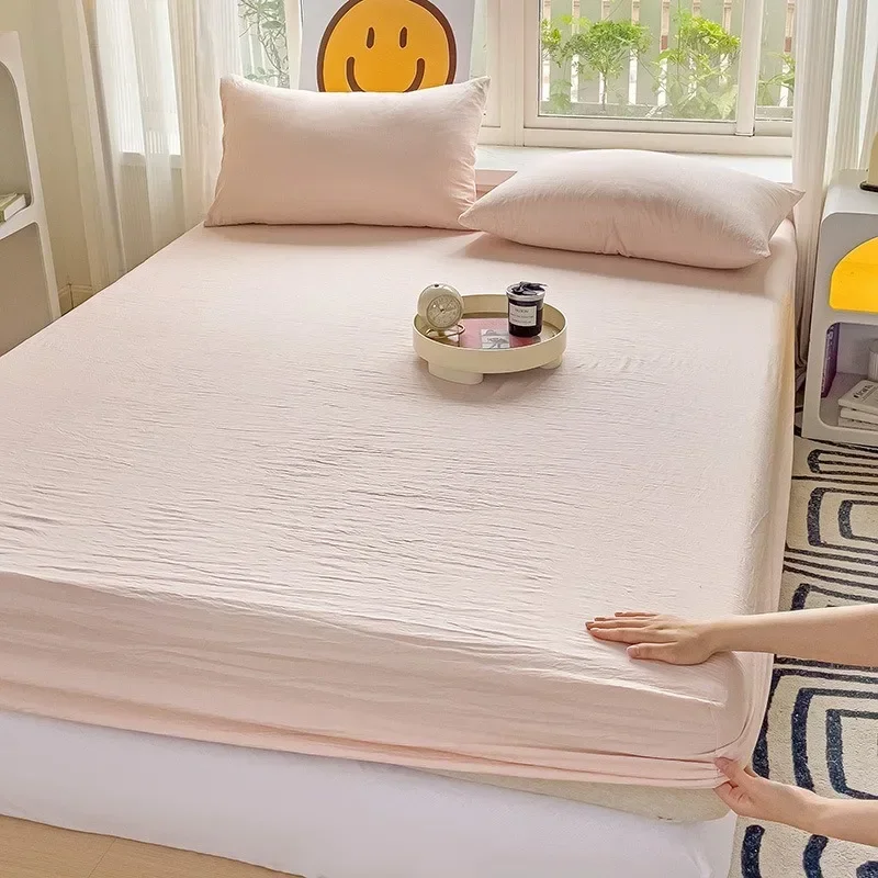 ML Fully Wrapped Bed Sheets Cover Mattress Protector Bed Sheet Queen ...