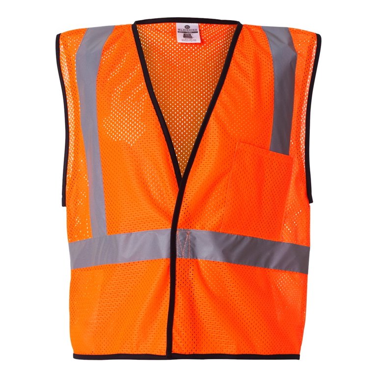 Ml Kishigo Logo 1191 1192 ML Kishigo Economy Six Pocket Mesh Vest