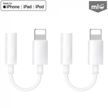 Apple Mfi Certified 1 Pack Lightning to 3.5 mm Headphone Jack Adapter ...