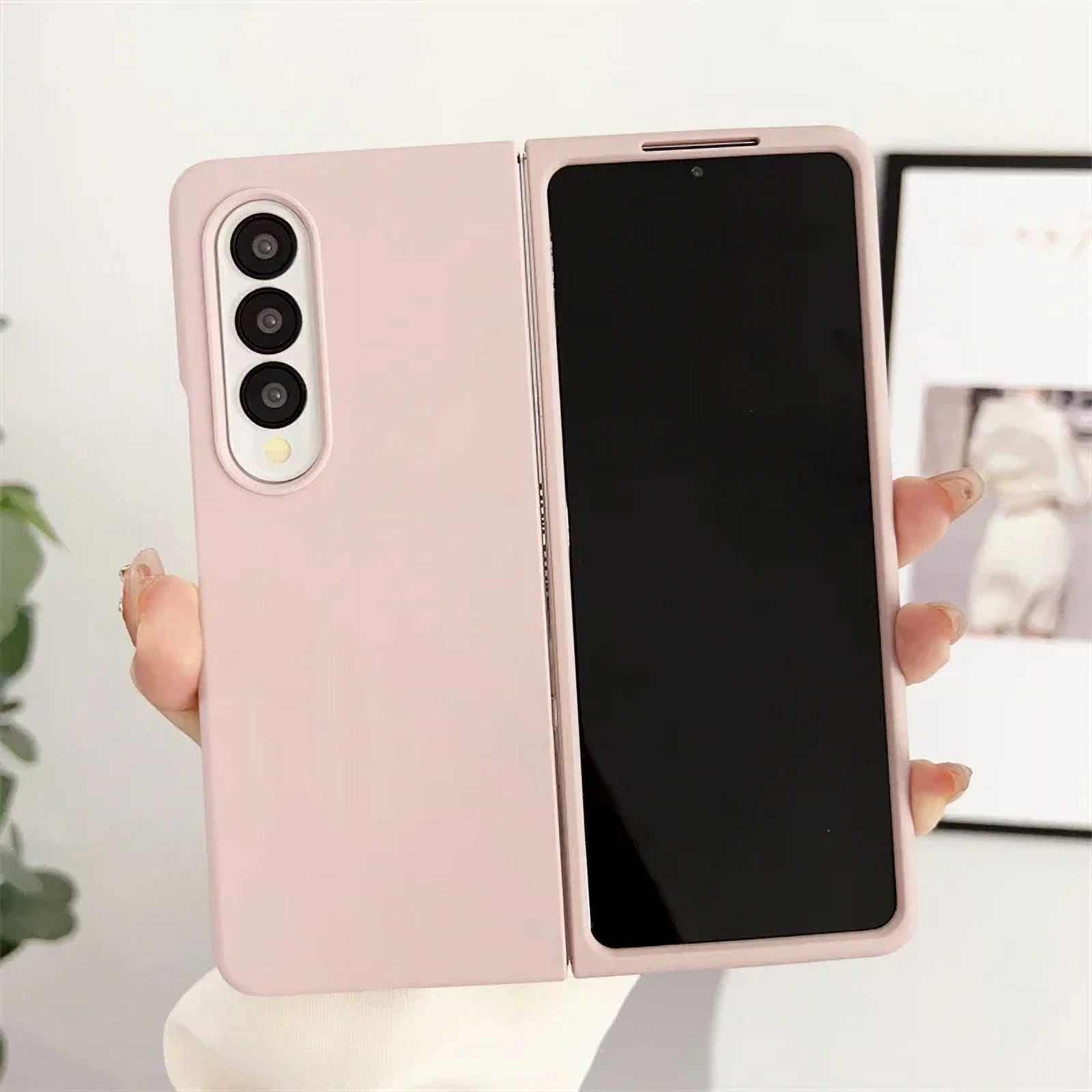 ML Liquid Silicone Plain Phone Case For Samsung Galaxy Z Fold 4 Solid ...