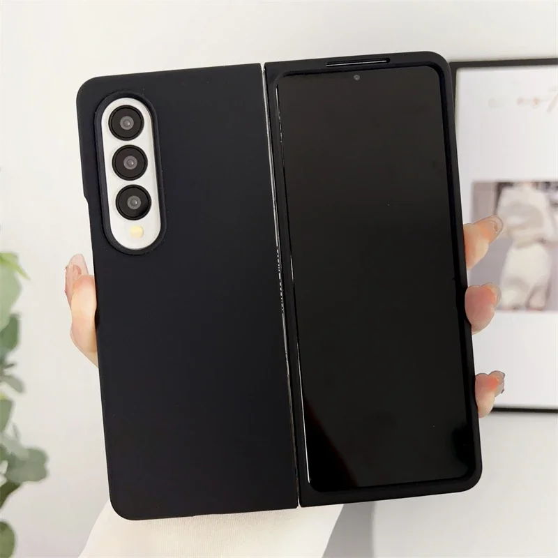 ML Liquid Silicone Plain Phone Case For Samsung Galaxy Z Fold 4 Solid ...