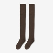 BadPiggies Women Cable Knitted High Socks Extra Long Winter Warm Over ...