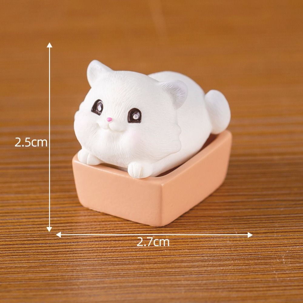 ML Party Supplies Cute Mini Cat Figurines Resin Crafts Cartoon Cat ...